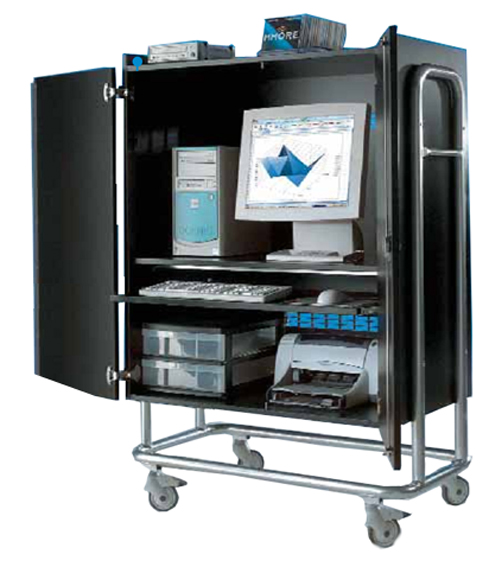 PC-Arbeitstisch fahrbar, mobiler Computertisch, Computertische auf ...